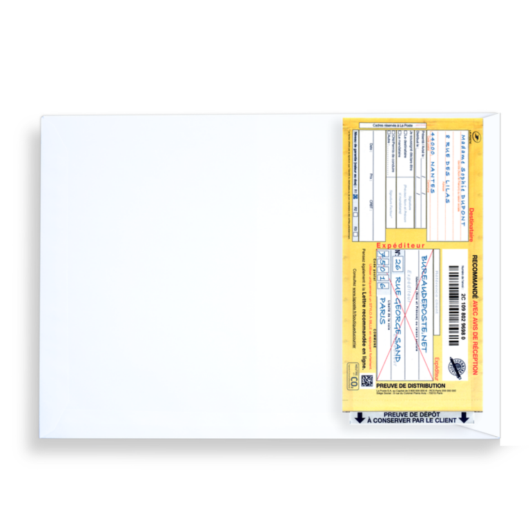 Comment coller un recommandé sur une enveloppe ? - Bureaudeposte.net - Le mag'